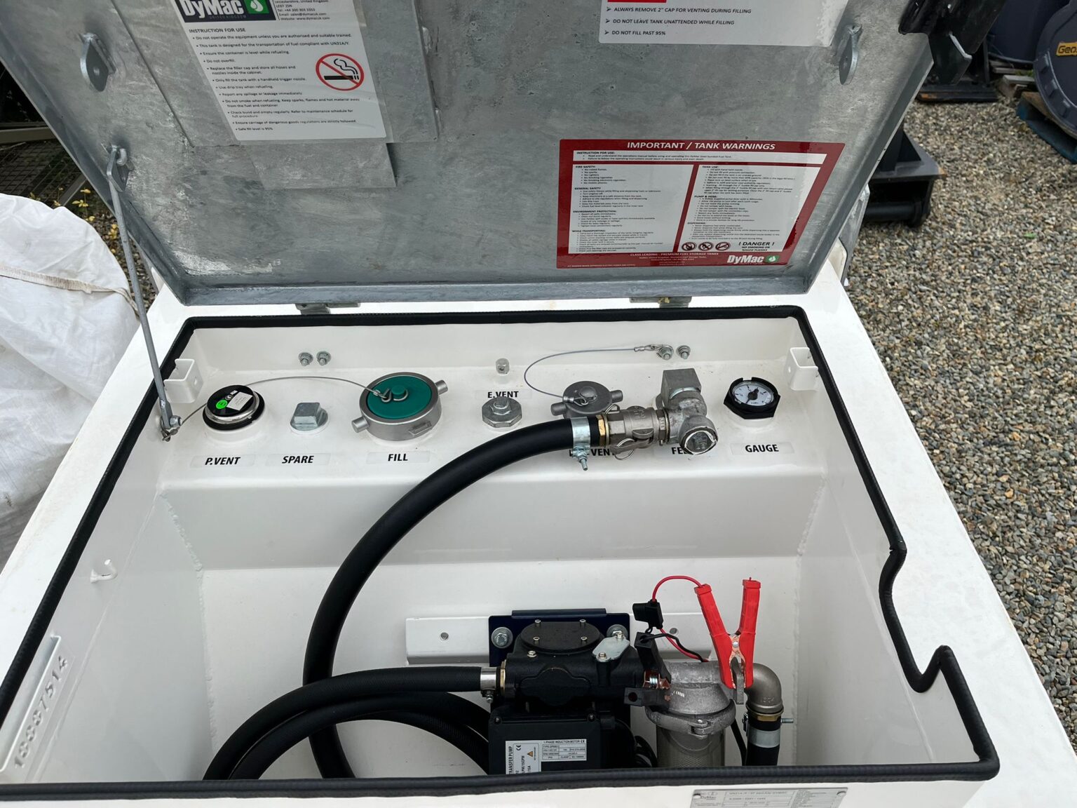 1000L BUNDED FUEL CUBE WITH 12V PUMP - Mason Bros